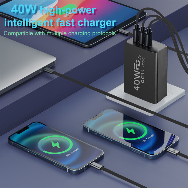 40W Type C USB Phone Charger & Cable For Samsung Galaxy A56 A36 A26 A06 ...