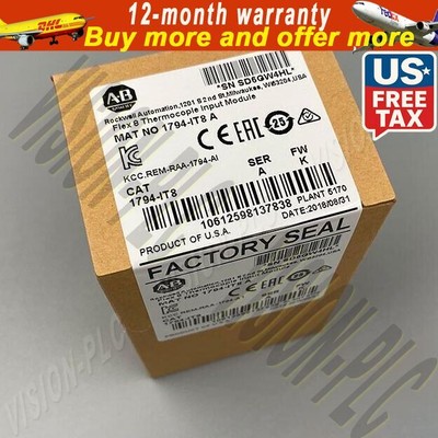 New AB 1794-IT8 Flex I/O 8 Channel Thermocouple Input Module US Free ...