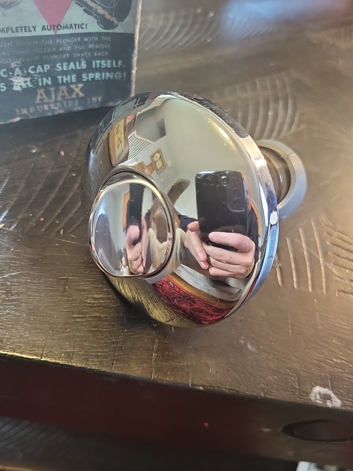 NOS GM ACCESSORY CAP ORIGINAL ART DECO HOTROD RATROD BOMB LOWRIDER ...