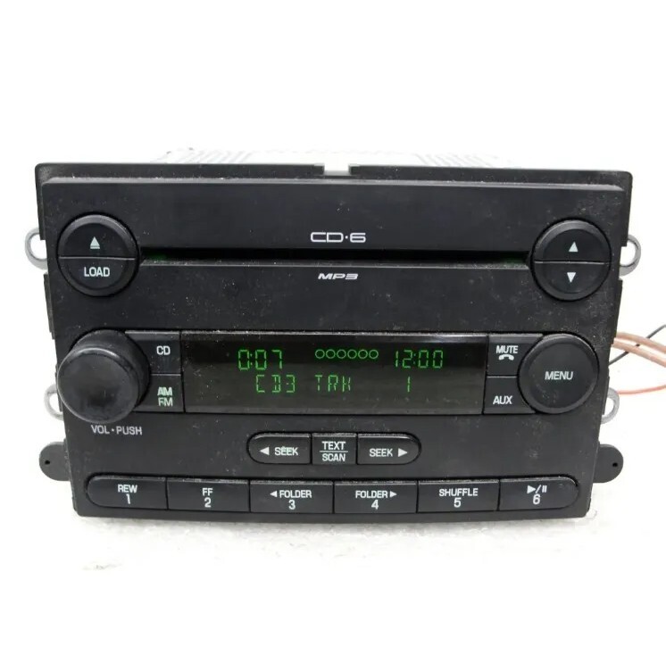 Ford OEM 6 disc cd changer RADIO Edge F150 Expedition Explorer Fusion ...