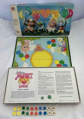 1984 Muppet Babies Game by Milton Bradley Complete in Very Good ...