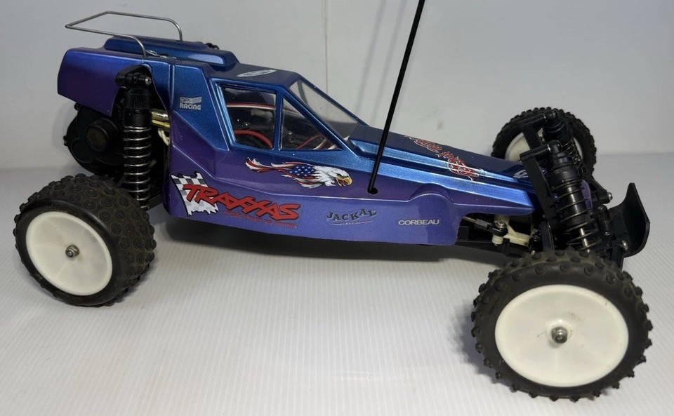 Vintage Traxxas Bandit 1/10 2wd Brushed RC Buggy Tested WORKING Project ...