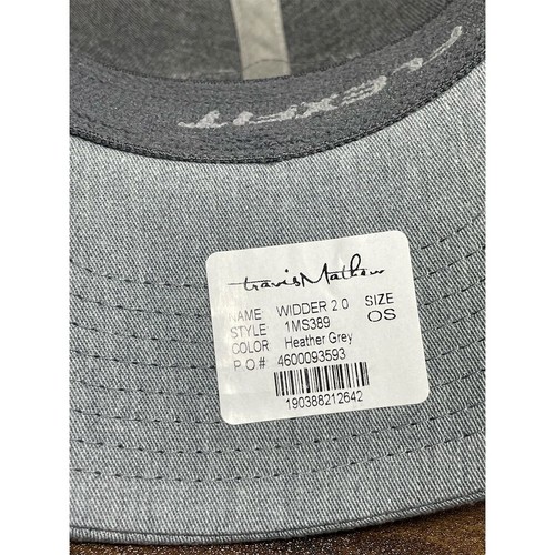 Travis Mathew Widder 2.0 Flexfit Hat Heather Gray Men's Notre Dame ...