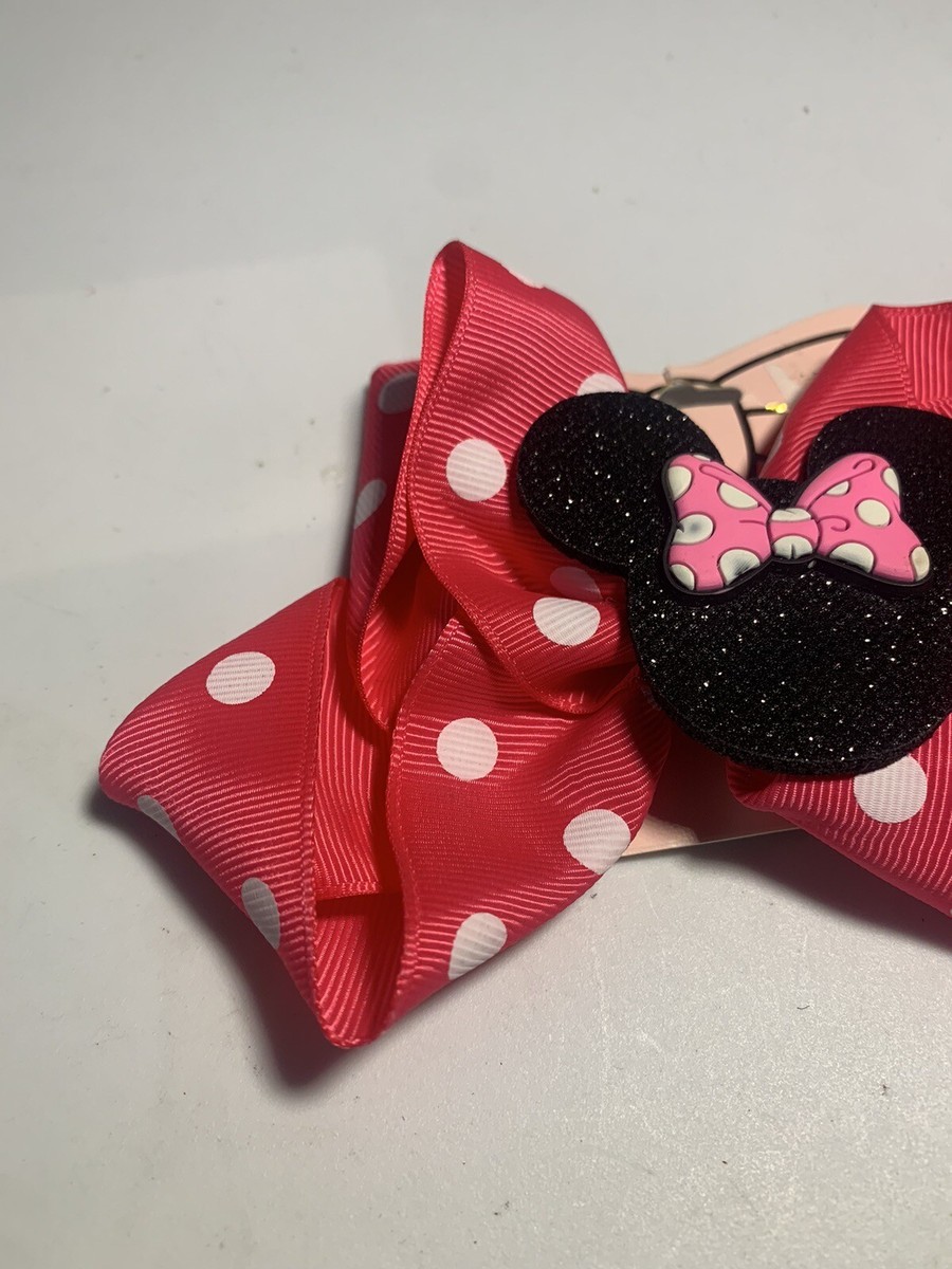 Cartoon Pink Polka Dot Bow