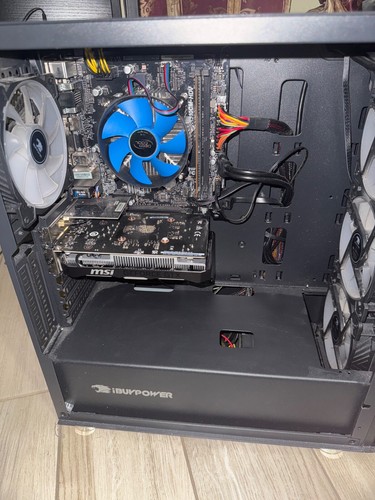 Black gaming RGB Desktop Computer Good condition (no power) | eBay