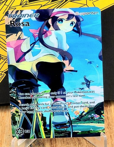 Pokemon Rosa Anima Waifu Sexy Doujin ACG DIY Trainer Full Art Card Holo ...