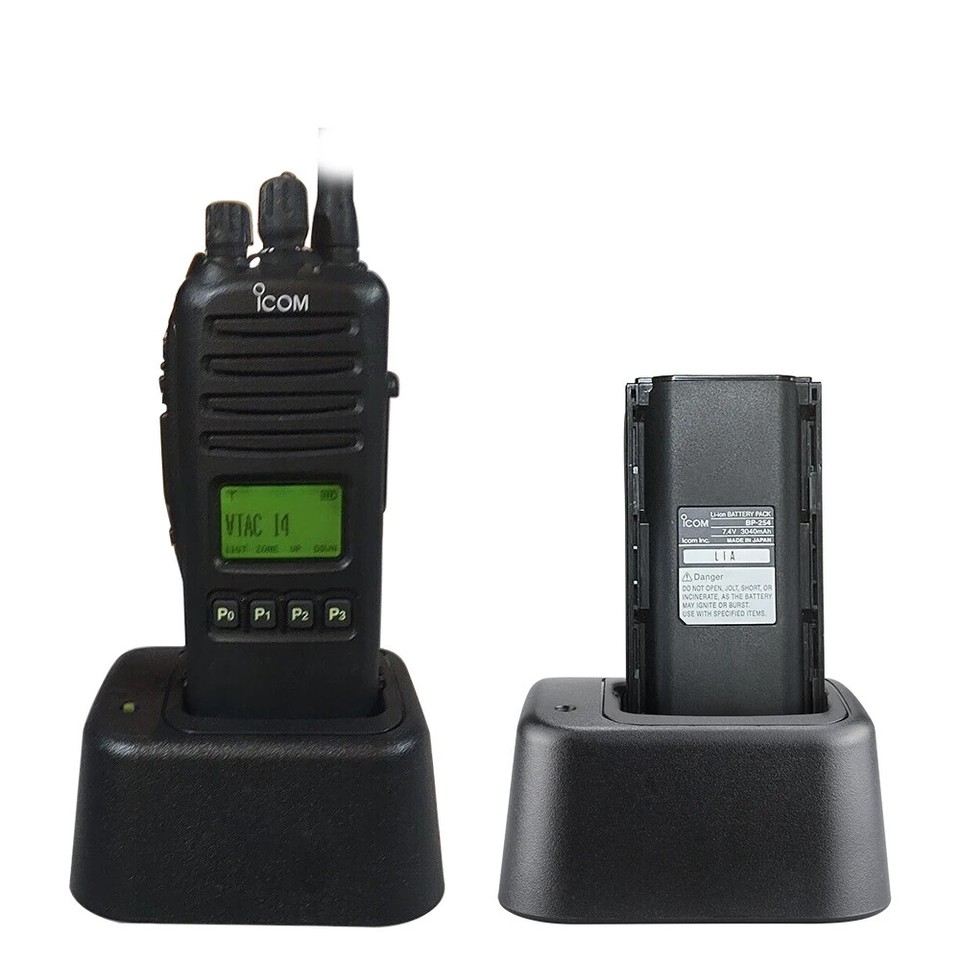 BC-119N Desktop Charger For ICOM IC-F70 IC-F70D F70DS IC-F80 IC-F9011 ...