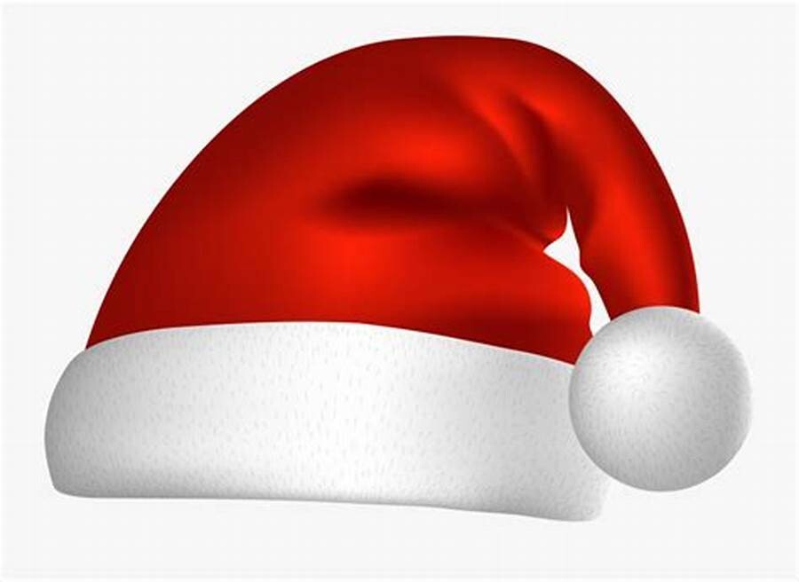 Christmas Xmas Plush Hat Santa Claus Red Short Plush Noel Hats Merry ...