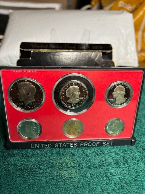 US Mint Proof Sets Lot 1979-S To 1982-S Original Boxes, Five Coins In Each Set | eBay