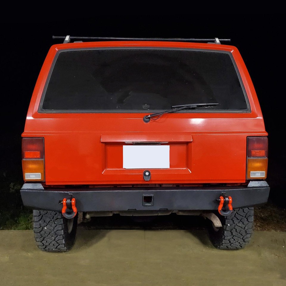 DIY Rear Bumper Complete Metal Kit Winch Bumper for 1984-2001 Jeep ...
