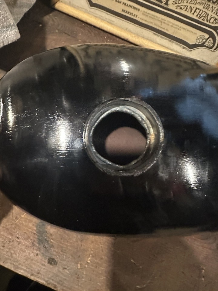 Harley NOS NIB Wassell Banana Gas Tank Chopper Vintage Panhead Fuel ...