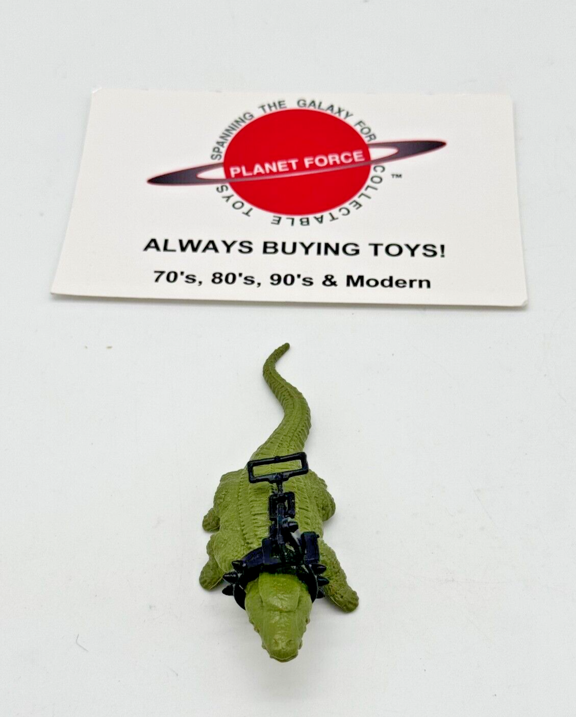 1987 Croc Master Alligator Crocodile & Collar Leash GI Joe Part ...