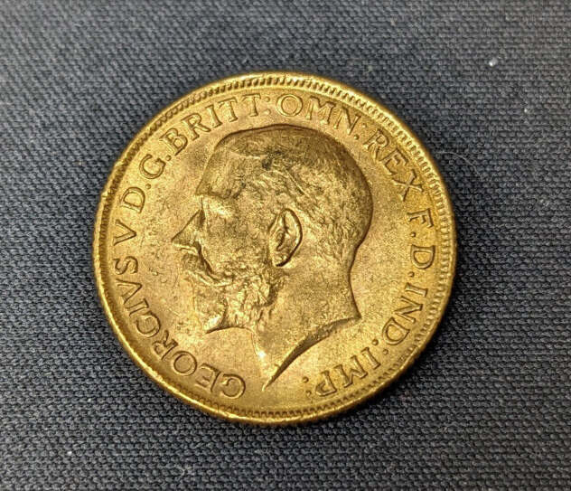 India George V (1910-1936) Gold Sovereign 1918 I | eBay