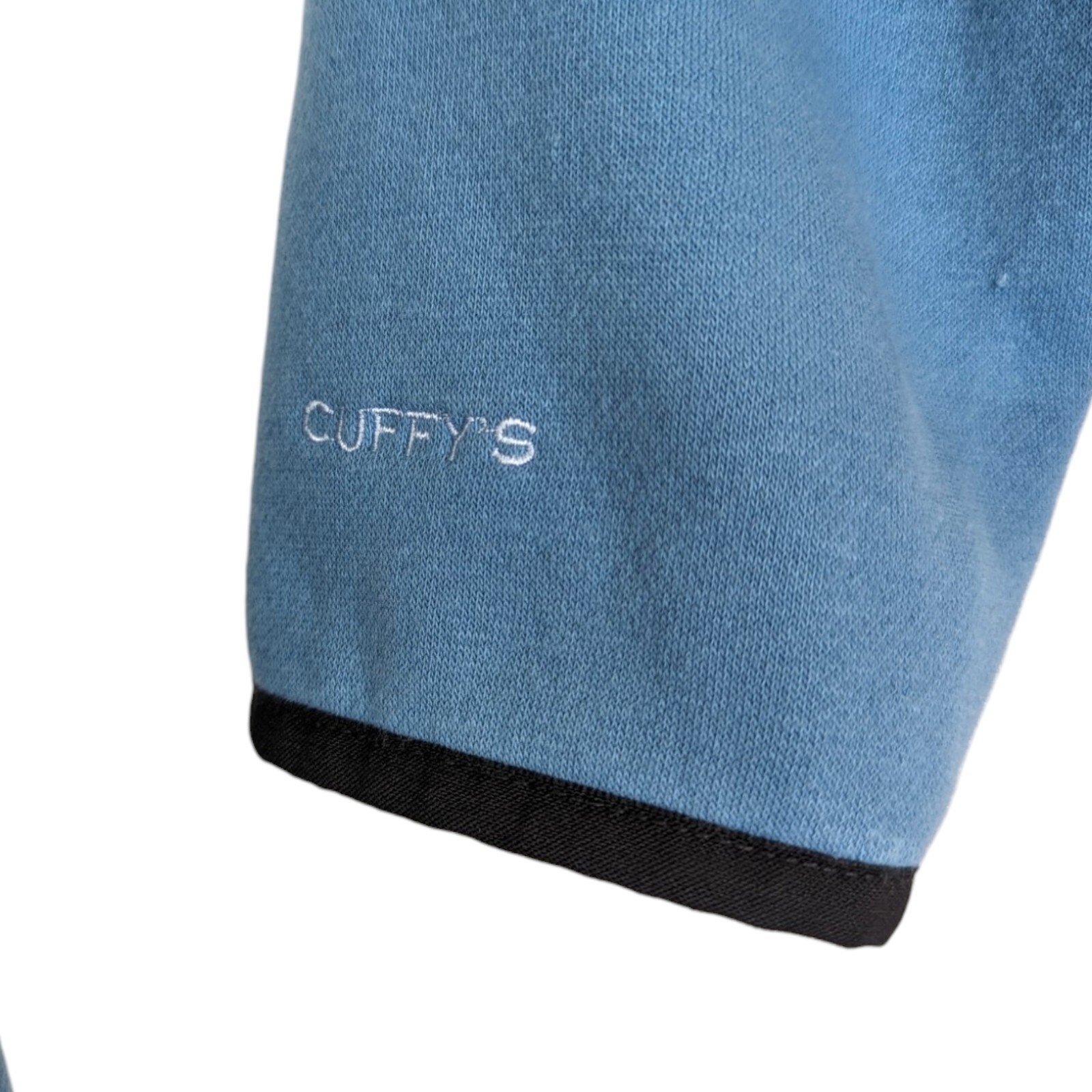 Cuffy's of Cape Cod Damen mittelblau 1/4 Zip Pullover Sweater Cuffy ...