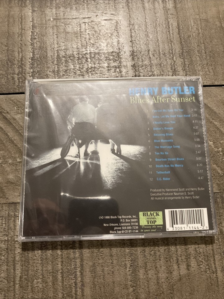 HENRY BUTLER - Blues After Sunset - CD - New Sealed 633081114429 | eBay