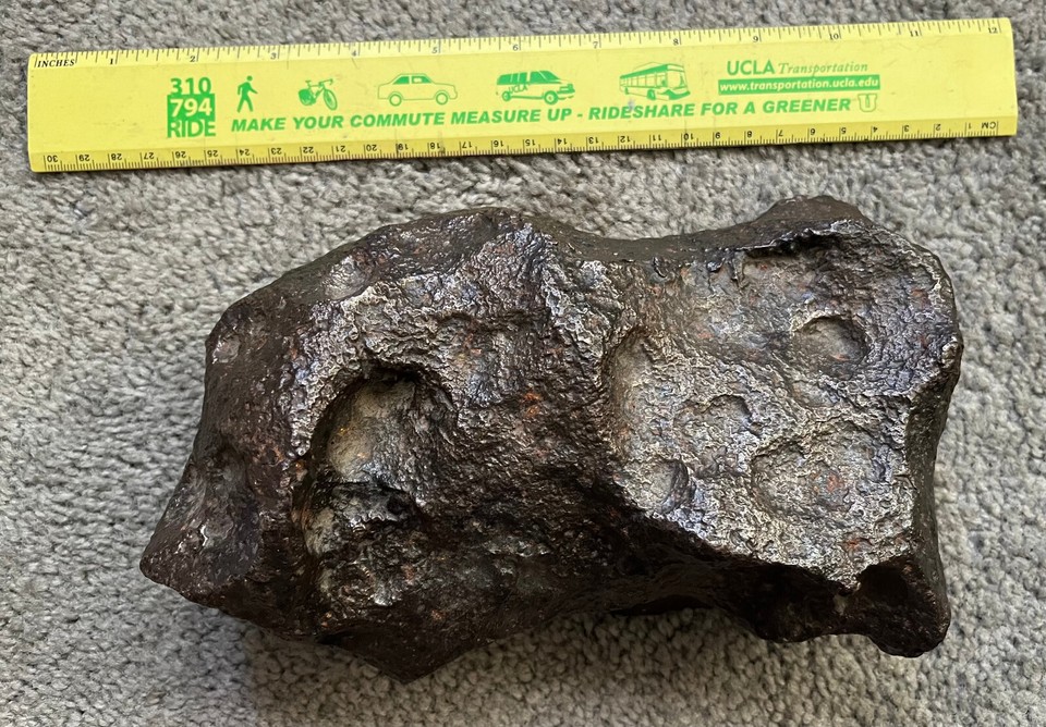 VERY VERY LARGE NATURAL METEORITE WITH BEAUTIFUL PATINA FROM ARGENTINA ...