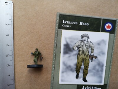 AXIS & ALLIES / INTREPID HERO 2/45 /MINIATURE +CARD G168 | eBay