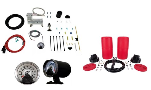 Air Lift 1000 Rear Helper Air Spring & Compressor Kit for Ford F-150 ...