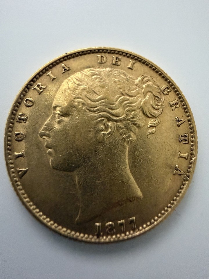 Full Gold Sovereign 1877 Sydney Mint 8g 22ct Gold | eBay UK