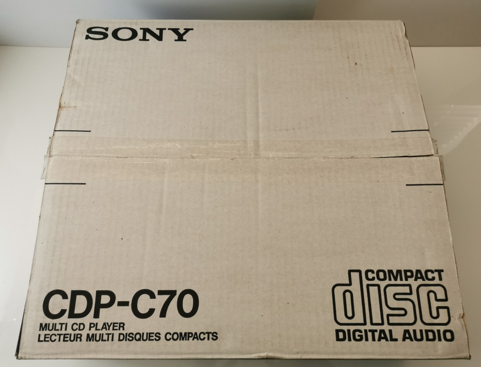 Vintage Sony CDP-C70 Multi CD Player Made In Japan 1988 New Open Box | eBay