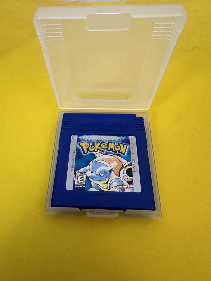 Pokémon Blue Version Game Boy Cartridge - Authentic Genuine Pokémon ...