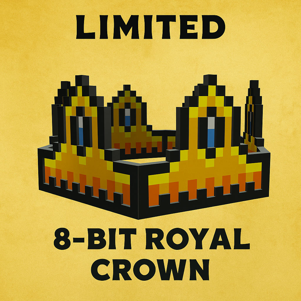 LIMITED CLEAN 8-BIT CROWN ROBLOX /8BRC | eBay