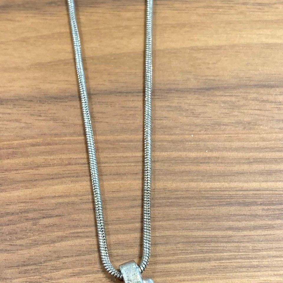 Christian Dior logo plate necklace | eBay
