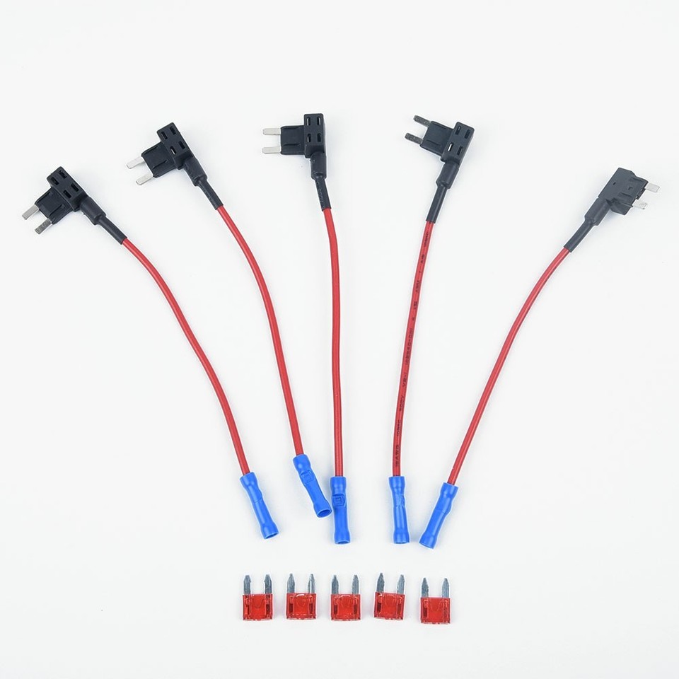 Fuse holder Adapter Accessory Circuit Slpice Back Soldering Replacement ...