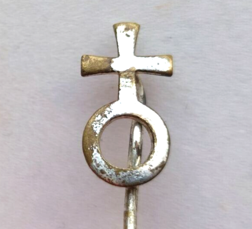 Vintage pin Venus Female symbol badge. Germany | eBay