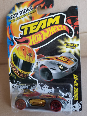 2011 Team Hot Wheels Yellow Driver Picks DODGE XP-07 Grey | eBay