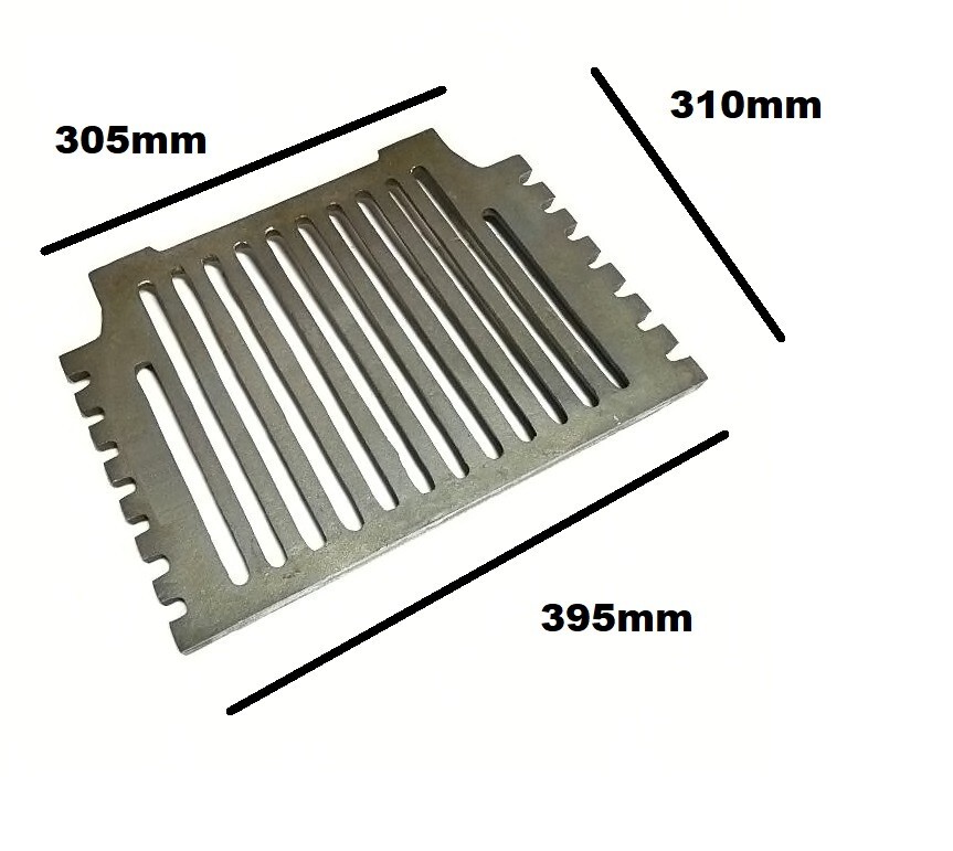 16" Grant Hydro Fire Grate Flat Heavy Duty Cast Iron Fireplace All ...