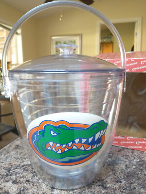 FLORIDA GATORS THERMAL ICE BUCKET CLEAR WITH BALE HANDLE 3 QT | eBay