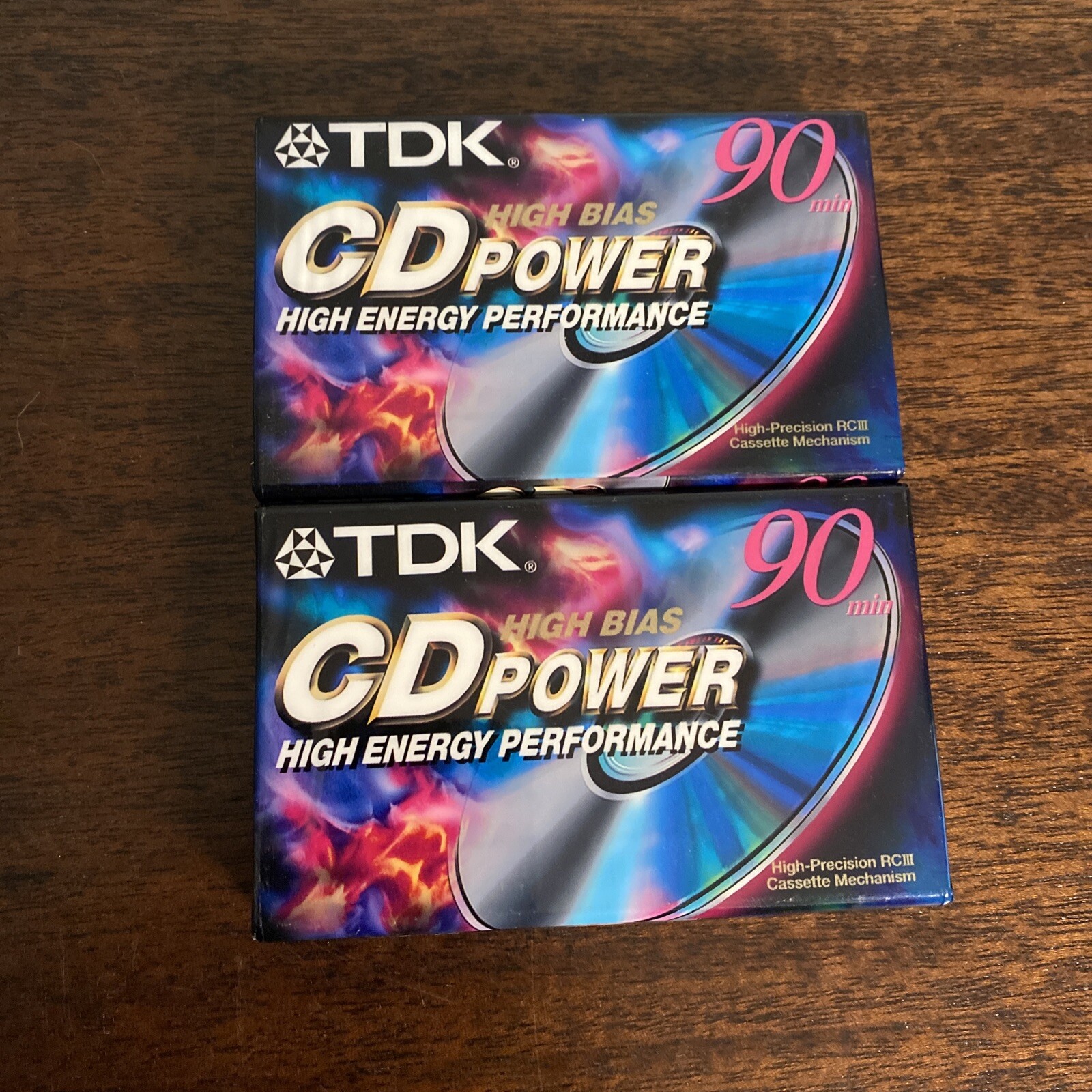 TDK CD Power High Bias 90 Min Blank Audio Cassette Type II New Sealed ...