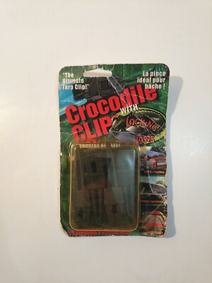 Homax 4 Pack Crocodile Clips with Locking Jaw Grip Ultimate Tarp Tent ...