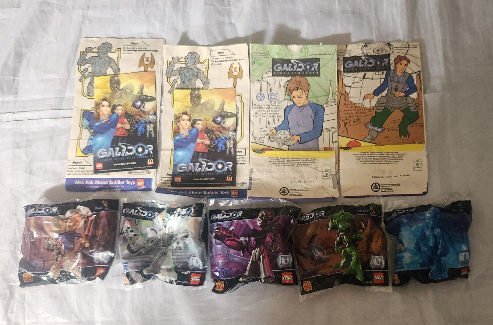 2002 McDonalds Happy Meal Toys LEGO Galidor Toys Complete Set of 5 | eBay