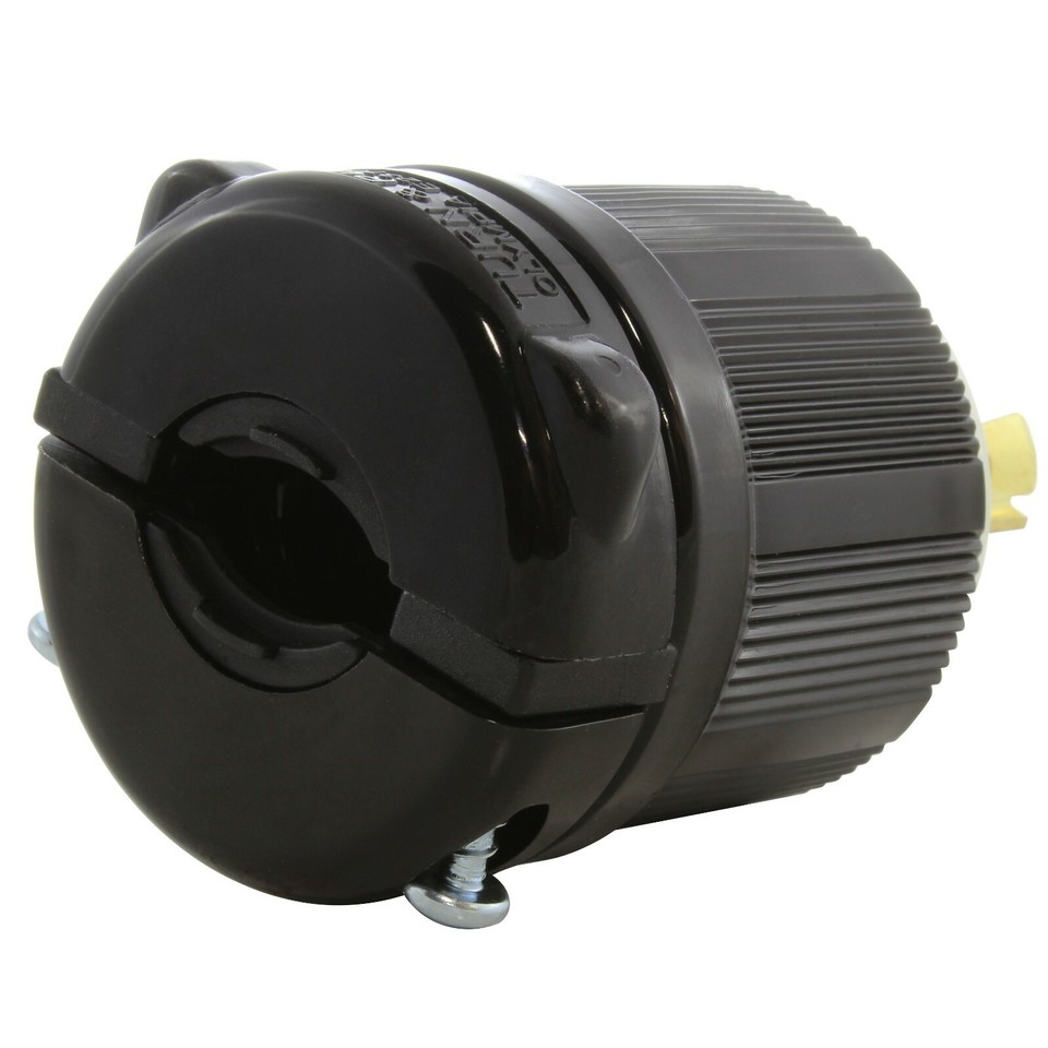 AC WORKS® NEMA L7-30P – 30A, 277V Locking Male Plug in Black | eBay