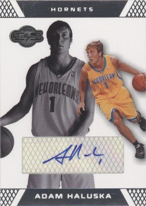2007-08 Topps Co-Signers - Adam Haluska #57 Rookie Autographs (AU, RC ...