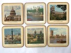 SET of 6 Pimpernel Cork-backed Coasters, Iconic London Scenes in Box ...