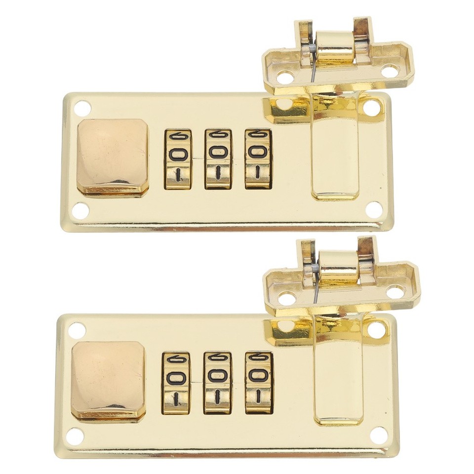 2pcs Luggage Password Lock: 3 Digit Password Security Replacement Code ...