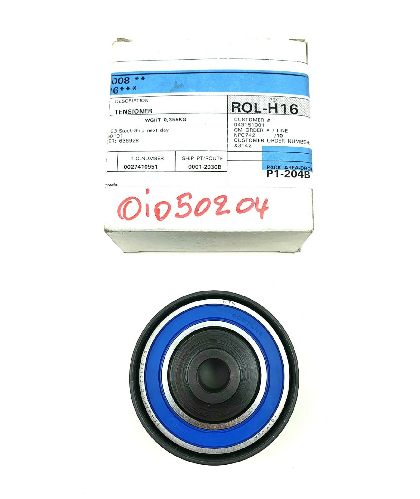 Original GM Opel 97376296 Tensioner Timing Belt ASTRA CORSA Mocha ...