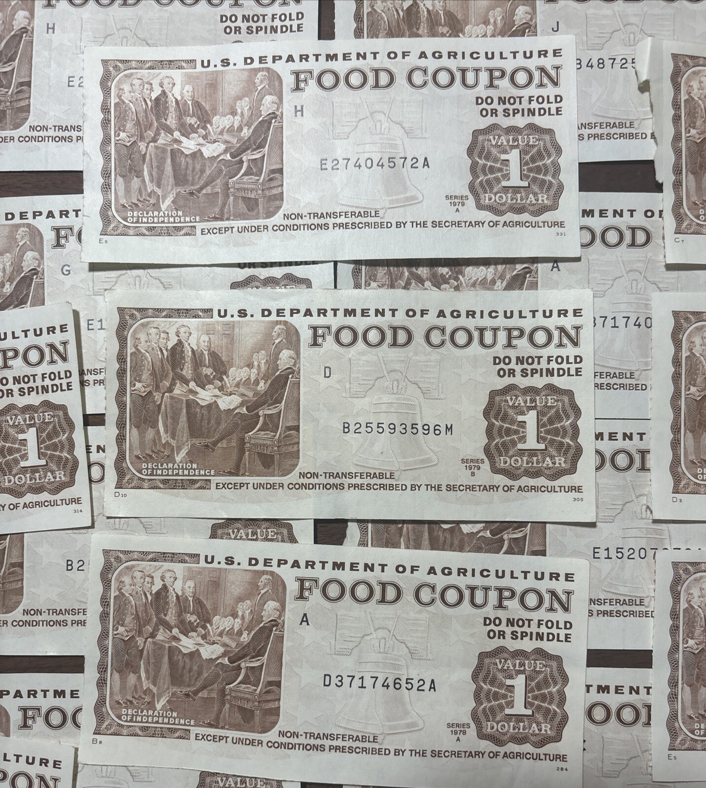 Vintage USDA $1 Food Coupon/Stamp About Uncirculated 70’s 80’s Lot Of 3 ...