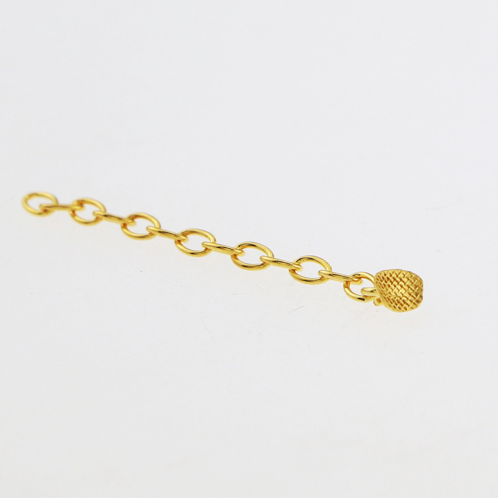 Dental Orthodontic Golden Gold Plated Traction Button Chain Rectangular ...