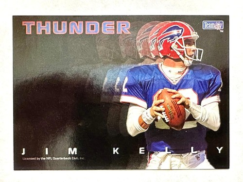 Jim Kelly-Thurman Thomas 1993 Skybox Thunder and Lightning #TL1 HOF NM ...