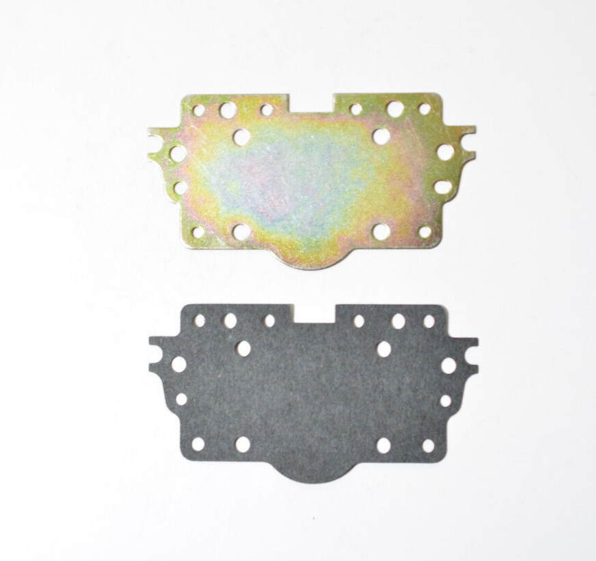 Vacuum Secondary Metering Plate Back Up Plate & Gasket Fits: Holley ...