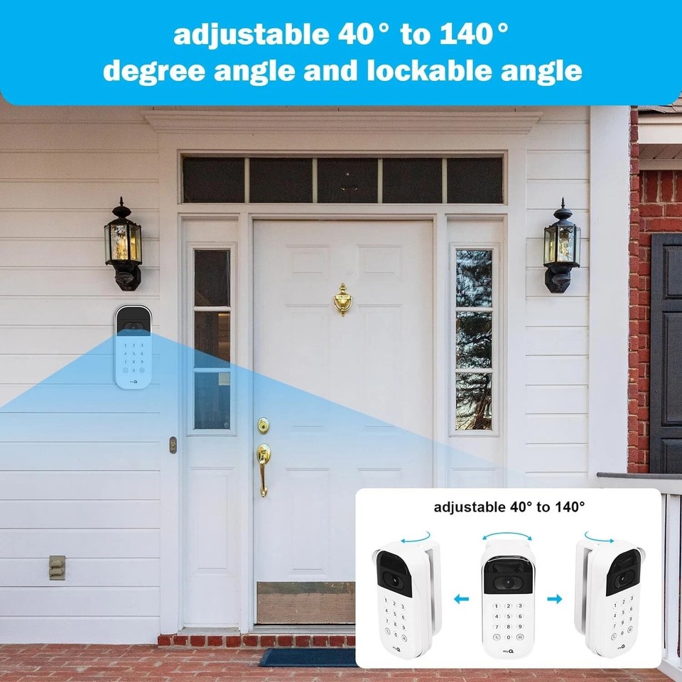 20ft Power Adapter Kit for myQ Smart Garage Video Keypad,Angle White | eBay