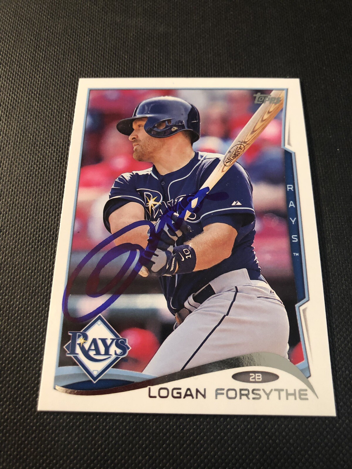 Logan Forsythe Signed 2014 Topps Update Series US Card Auto Rays ...