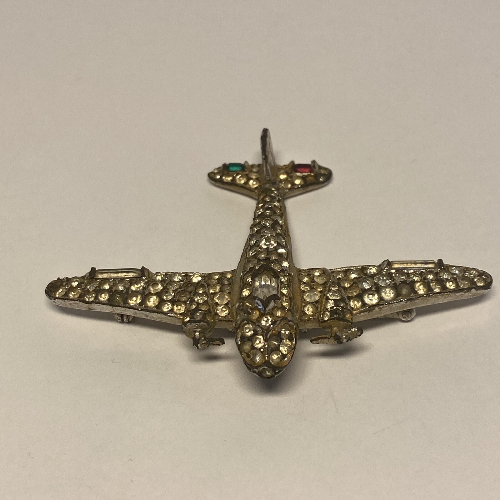 Rare Vintage Trifari Alfred Philippe Airplane Brooch / Pin, Missing ...