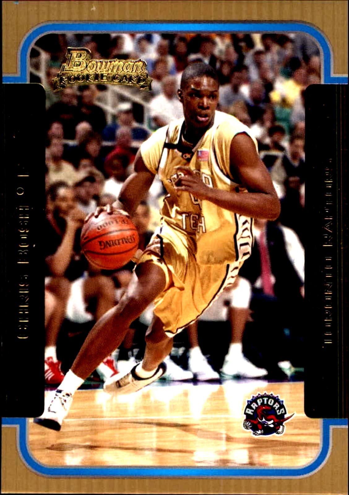 Chris Bosh RC 2003-2004 Bowman Gold Variant Rookie Card#153!Raptors F ...