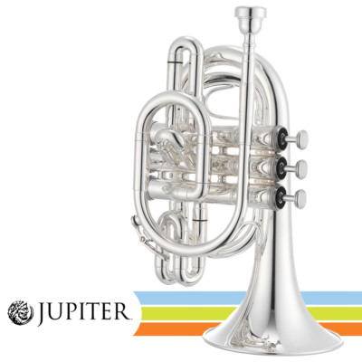 Jupiter 700 Series JTR710SQ Key of Bb Silver Plated Body Pocket Trumpet ...