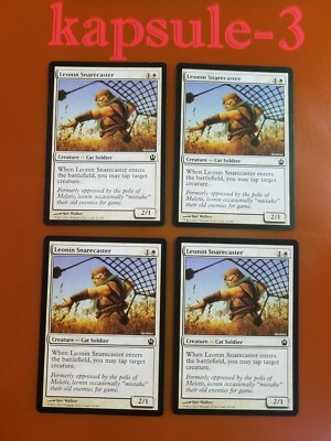 4x Leonin Snarecaster | Theros | MTG Magic Cards | eBay